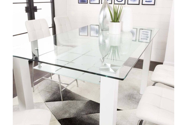 Frosted dining table store